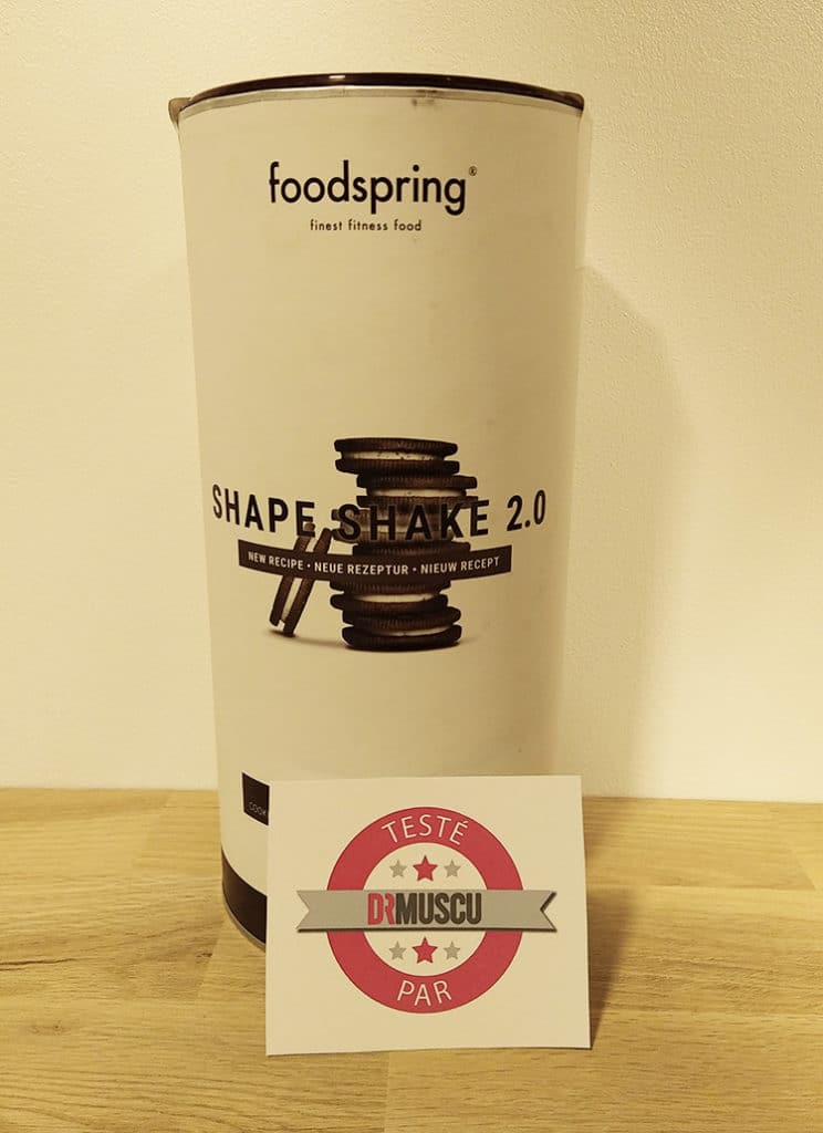 Foodspring shape shake : Avis et test 2024 du substitut de repas