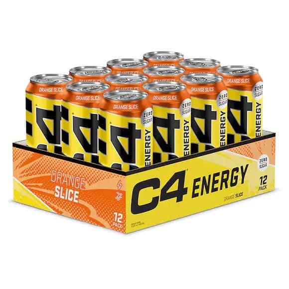 C4 Energy - orange slice : 12 canettes