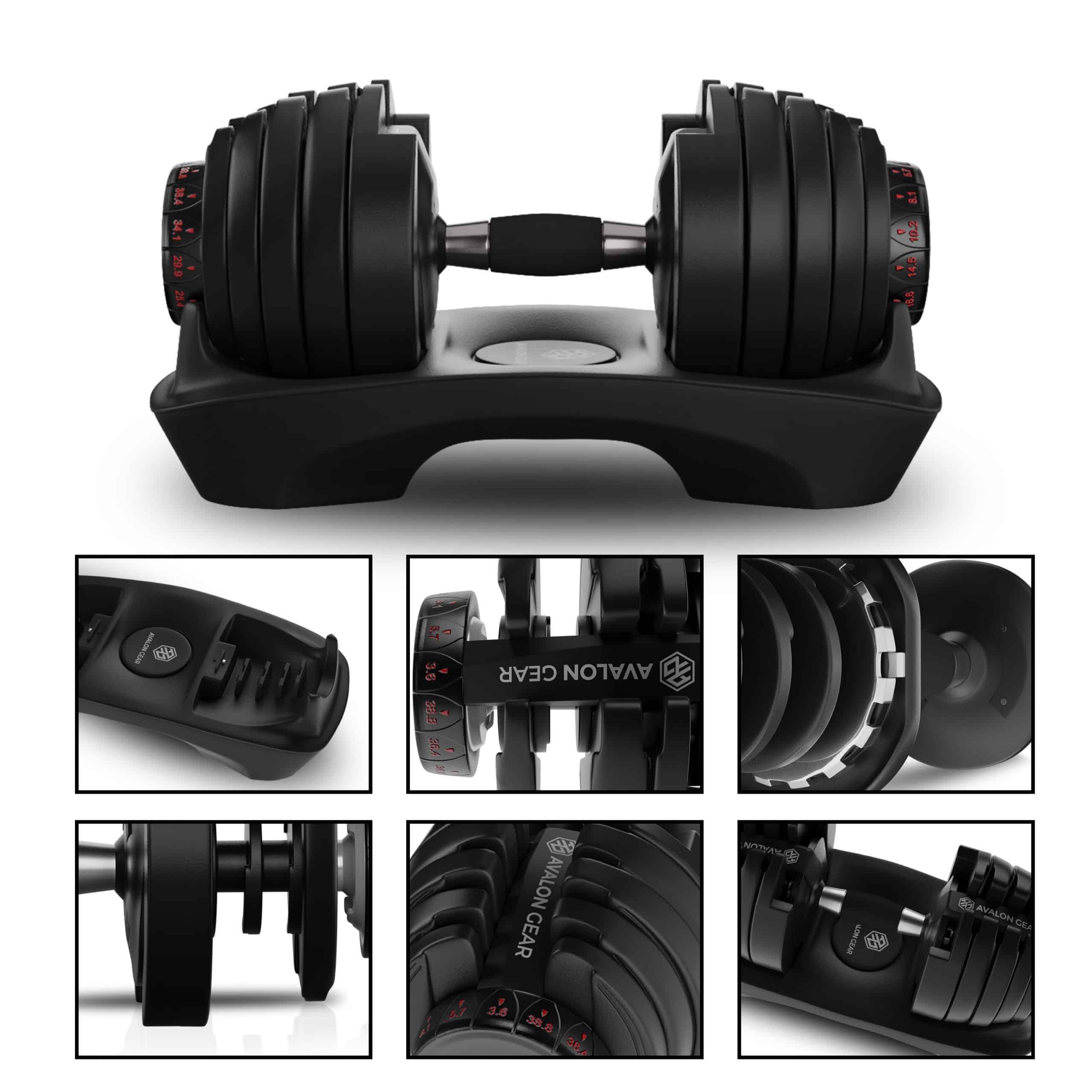Haltère réglable 4 À 40KG X2 - Avalon Gear